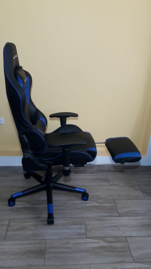 SILLÓN GAMER NEGRO CON AZUL – TOP EXPRESS SAC